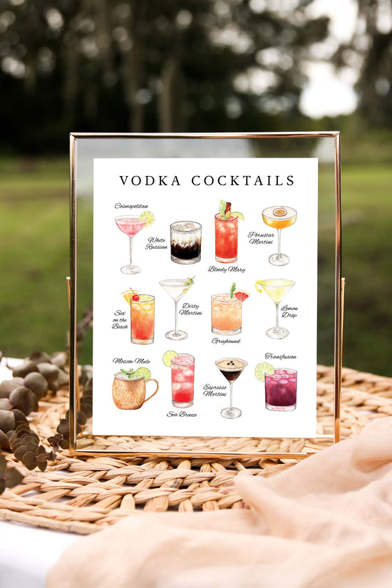 Vodka Cocktails Print – Tammy Speed Design