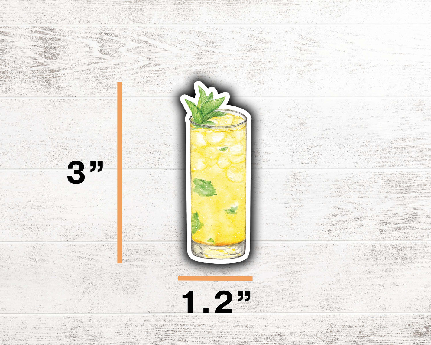Mango Mojito Sticker 3"x1.2" – Tammy Speed Design
